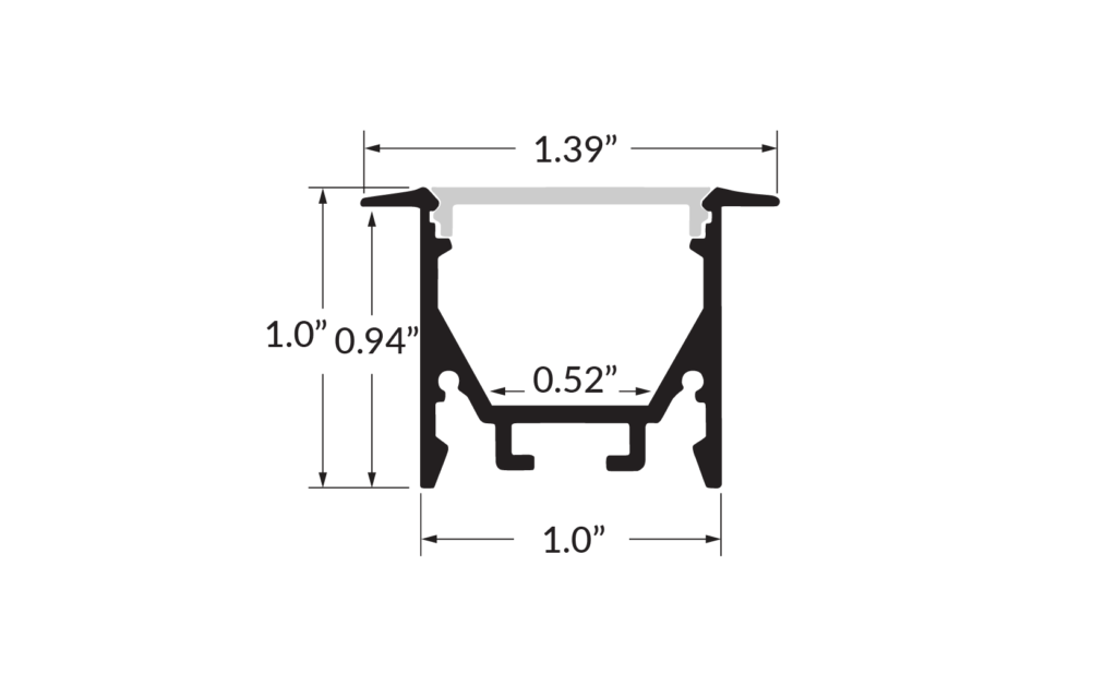 Recessed Extrusions – LLI ARCHITECTURAL LIGHTING