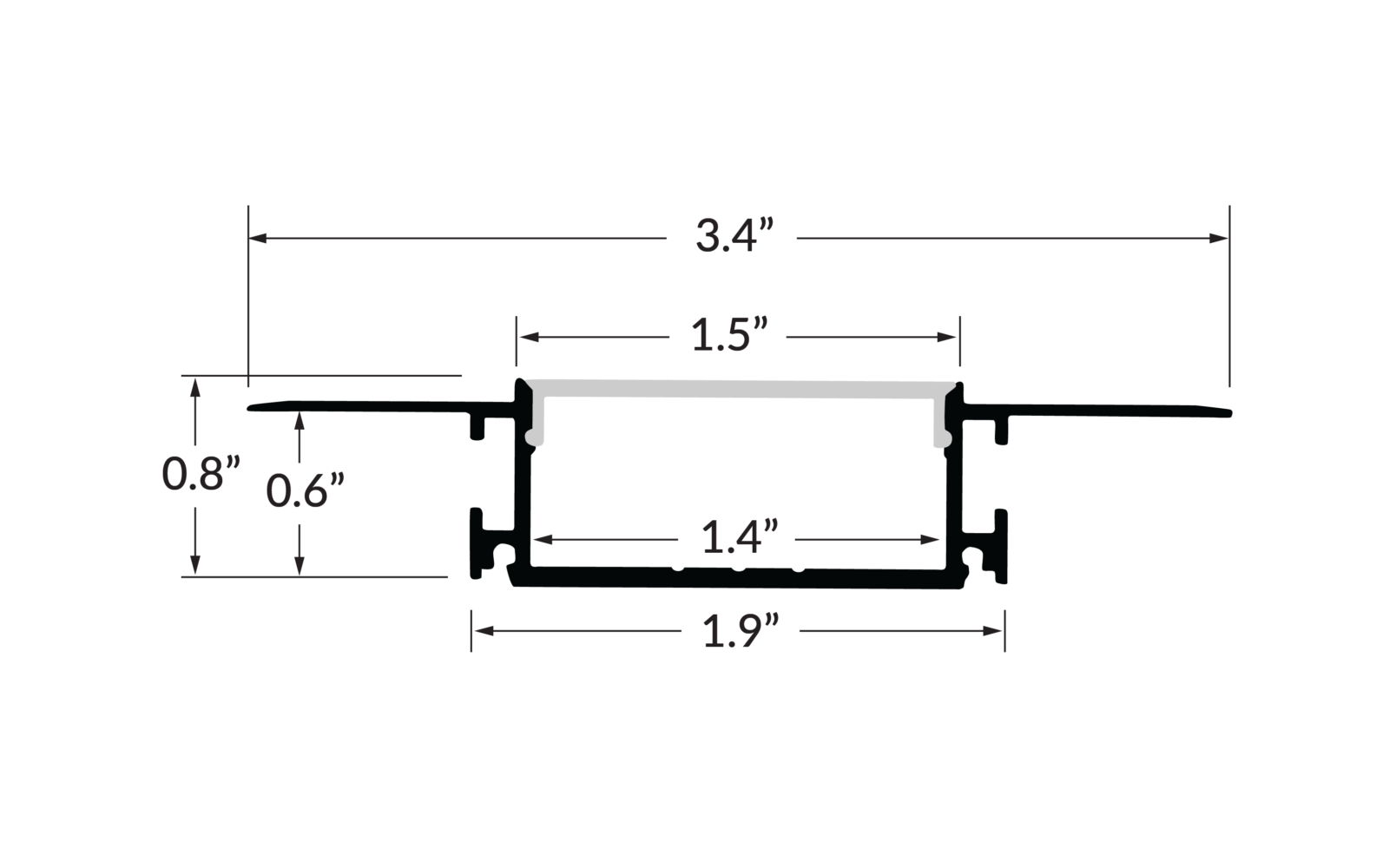 Recessed Extrusions – LLI ARCHITECTURAL LIGHTING